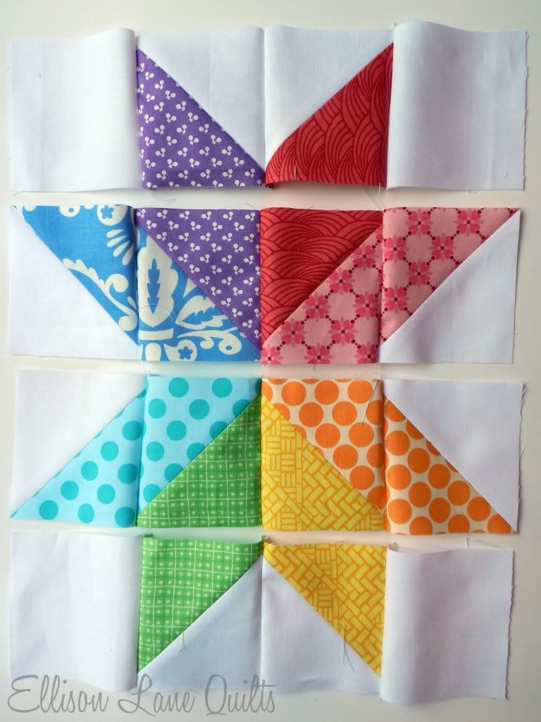 BLOG DA MIRIAN TELPIS ****: BLOCOS DE PATCHWORK - Starflower Block Tutorial